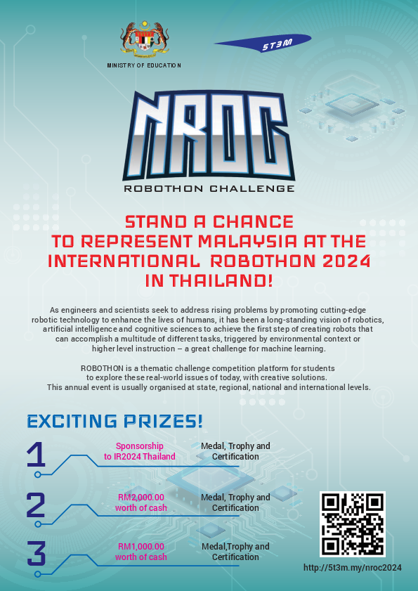 National Robothon Challenge (NROC) tahun 2024 | Sektor Sumber ...